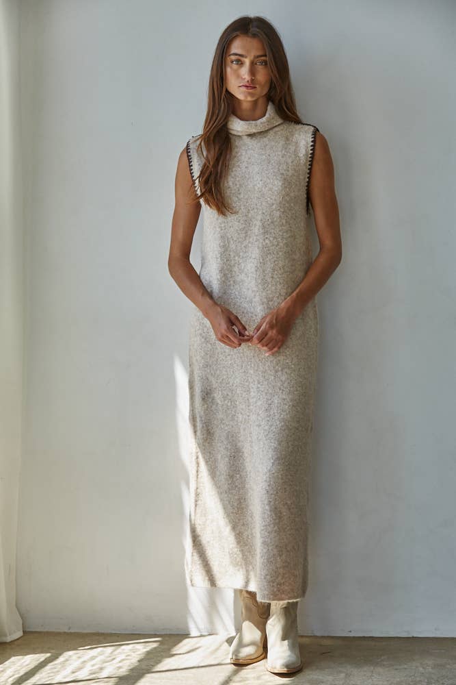 Knit Turtle Neck Maxi Dress – Allie May Boutique